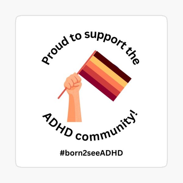 'Proud To Support' Sticker - ADHD & Me